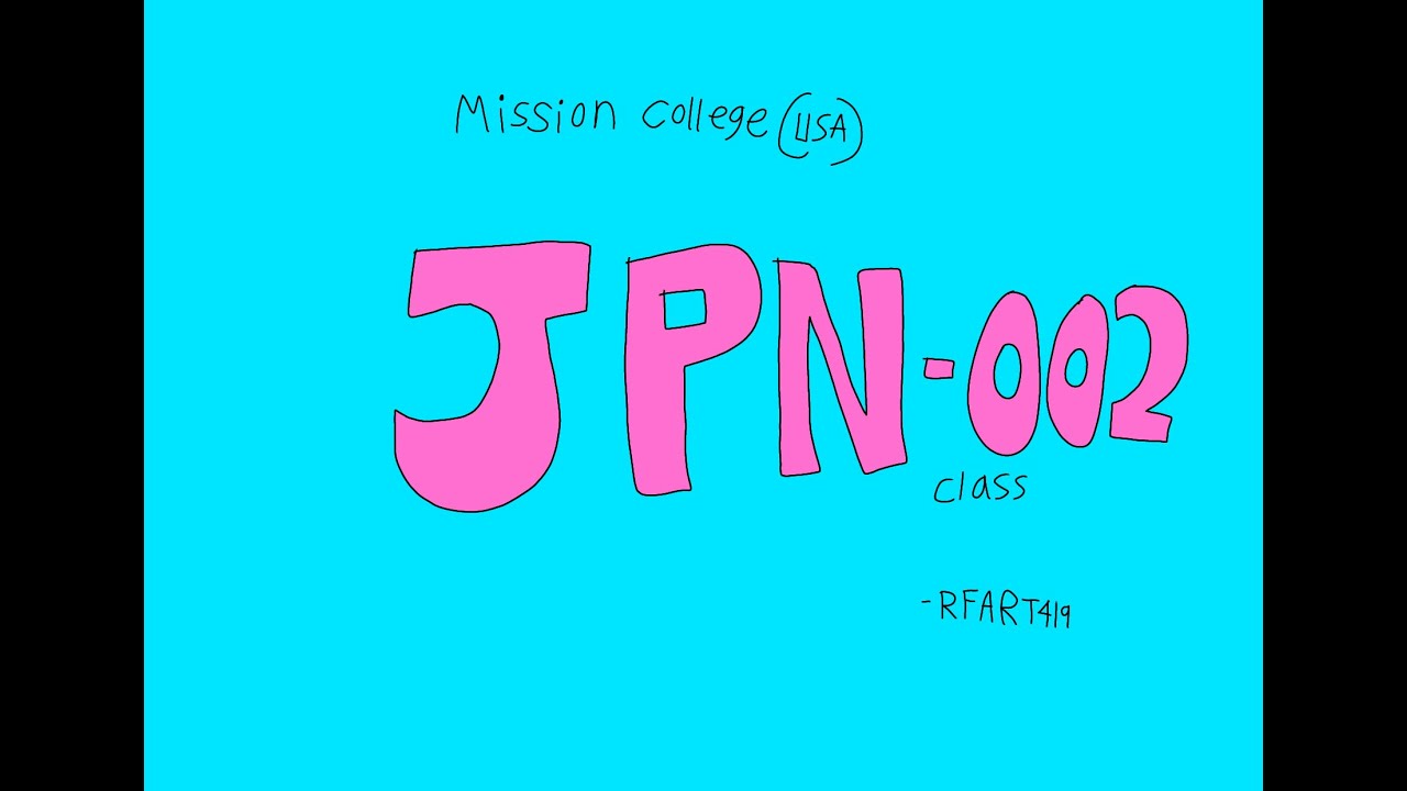 April 23, 2023 - My JPN-002 Mission College class logo - Original ...