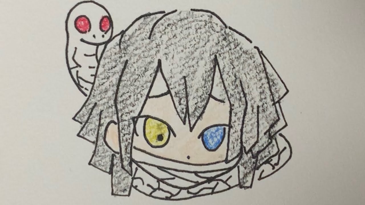 How to Draw Obanai Easy | demon slayer tiktok - YouTube