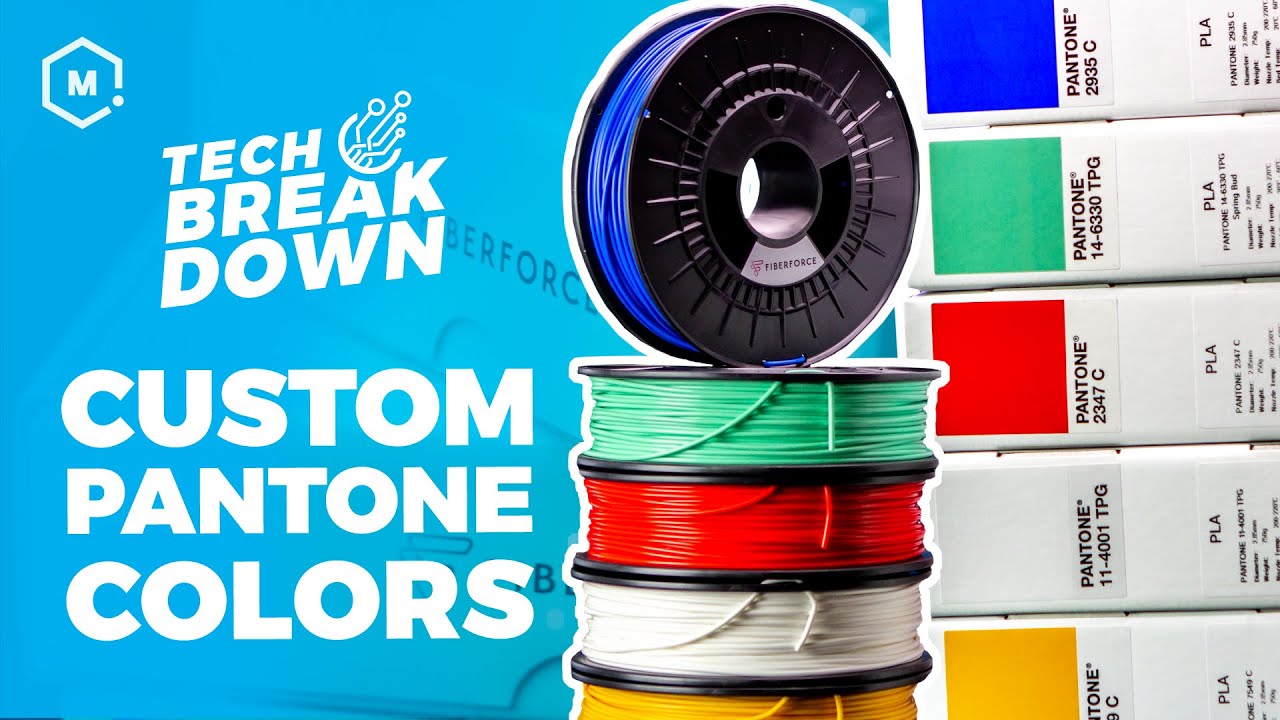 Pantone® Certified PLA Filament from FiberForce // 3D Printer Filament ...