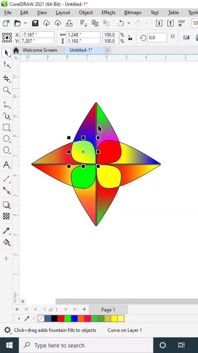 Coreldraw design shorts || Design in Corel draw || Corel draw shorts - YouTube