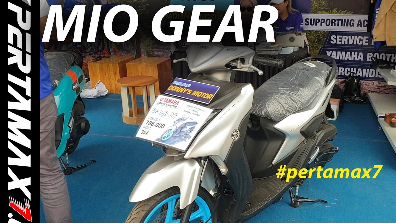 Modifikasi Yamaha Mio Gear Silver Velg Biru Special By Donny Motor ...