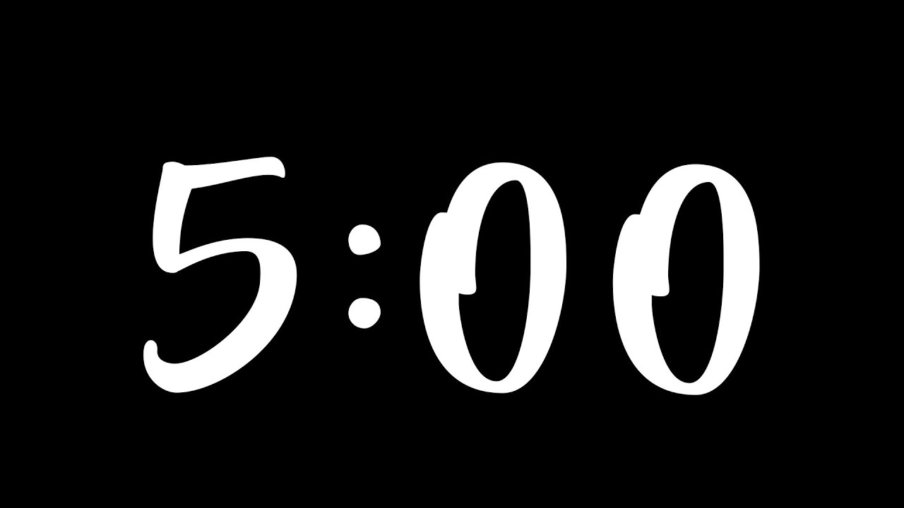 Beyond the Mountains 5 Min DIY Countdown - Transparent Background ...