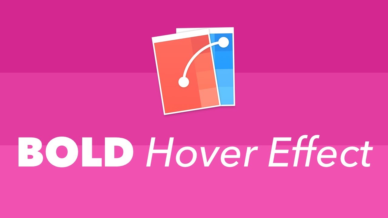 Bold Hover Effect And Transition - YouTube