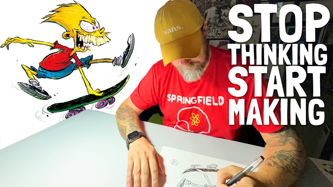 Inking Bart Simpson & How To Start Making! - YouTube