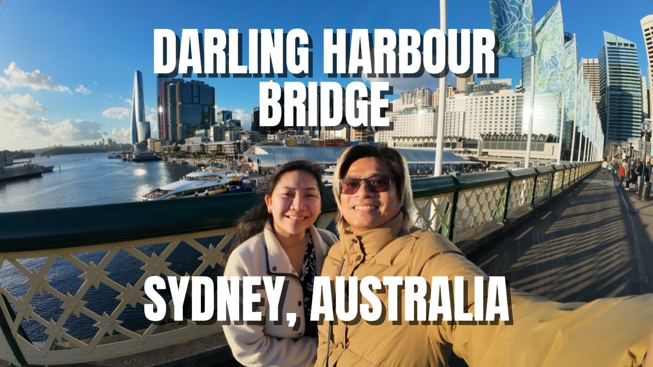 Walking at Darling Harbour Bridge, Sydney Australia - YouTube