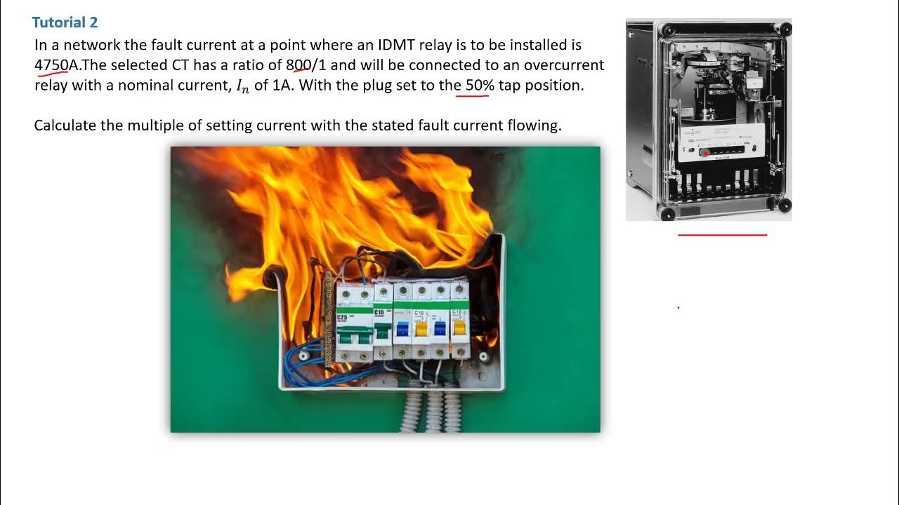 IDMT Relays Multiple of Setting Current - IDMT Relay Calculation. Tutorial 2 - YouTube