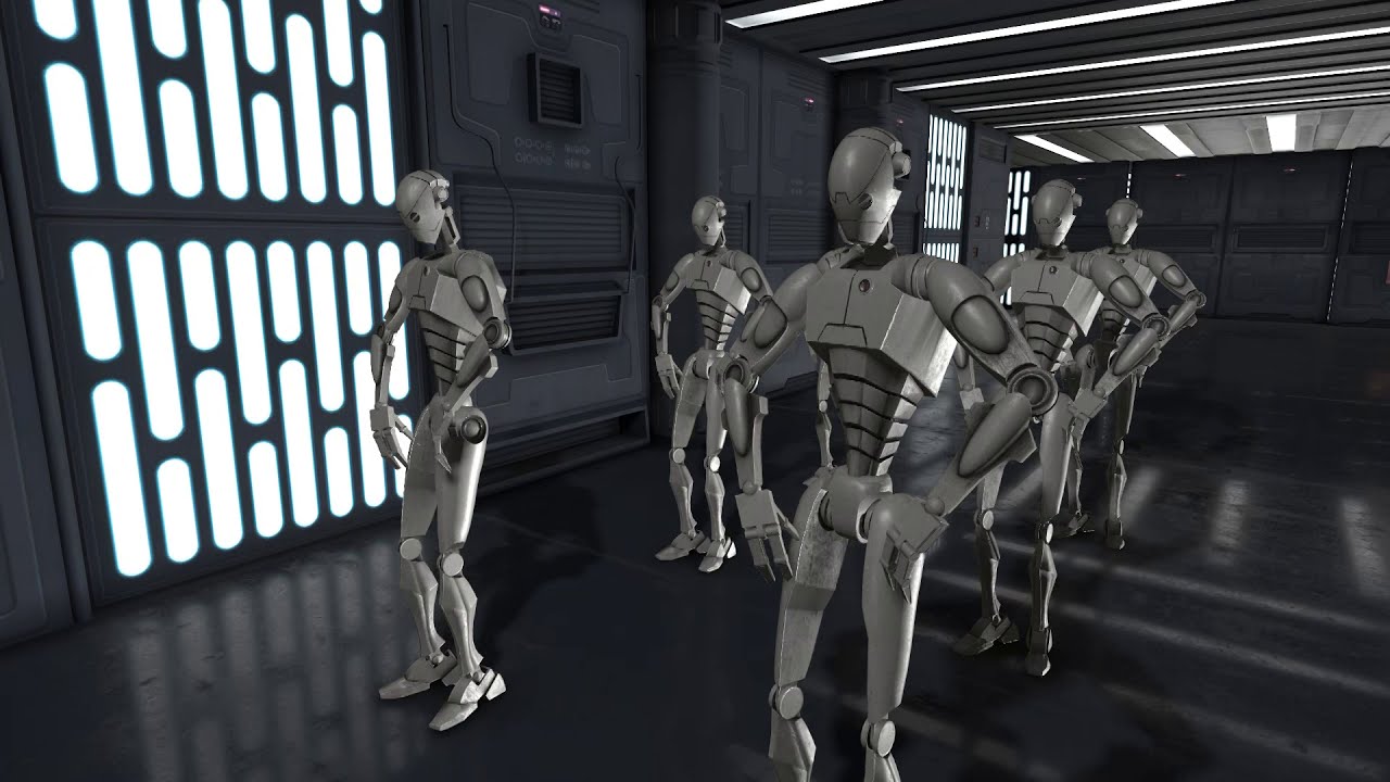 Dancing Command Droids - YouTube