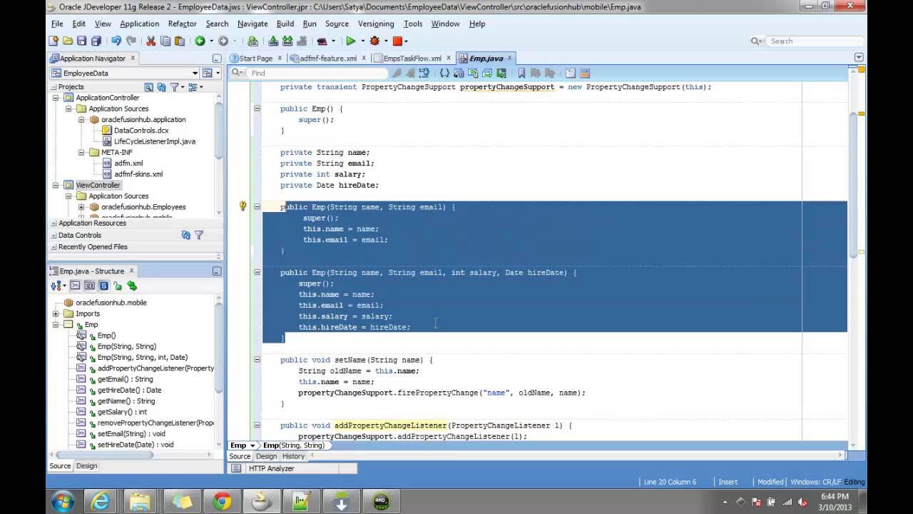 Oracle ADF Mobile - Part 1 - Building a basic Mobile Application - YouTube