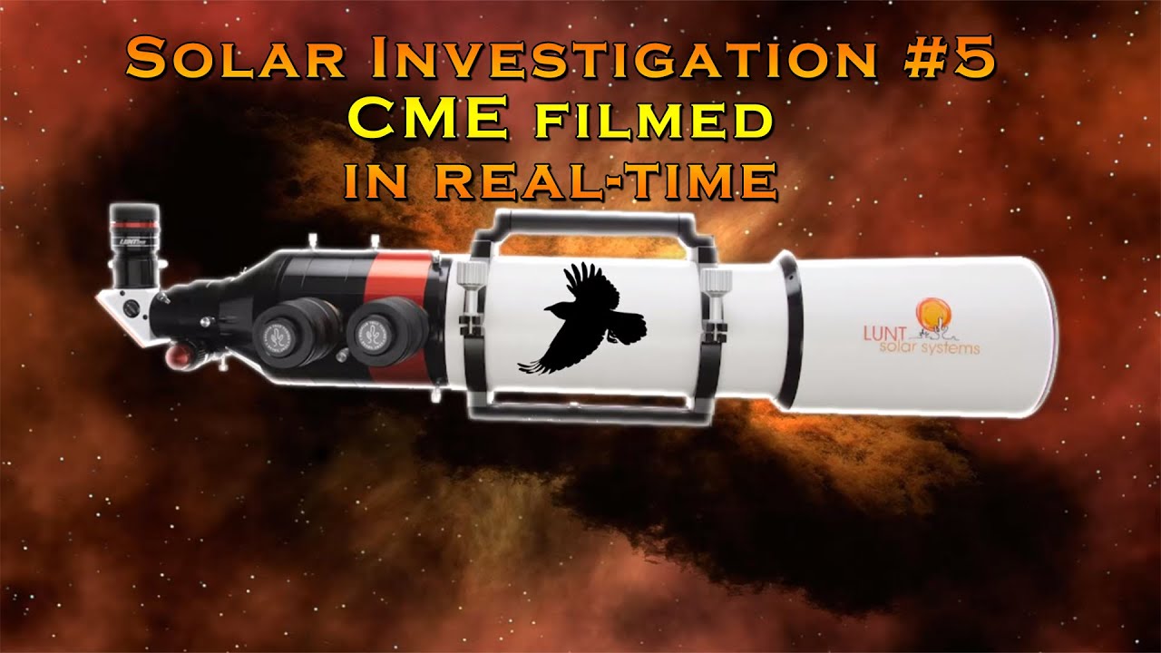 Solar CME filmed in real-time - YouTube