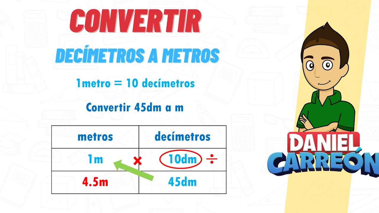 CONVERTIR DEC METROS A METROS Super Facil Para Principiantes YouTube