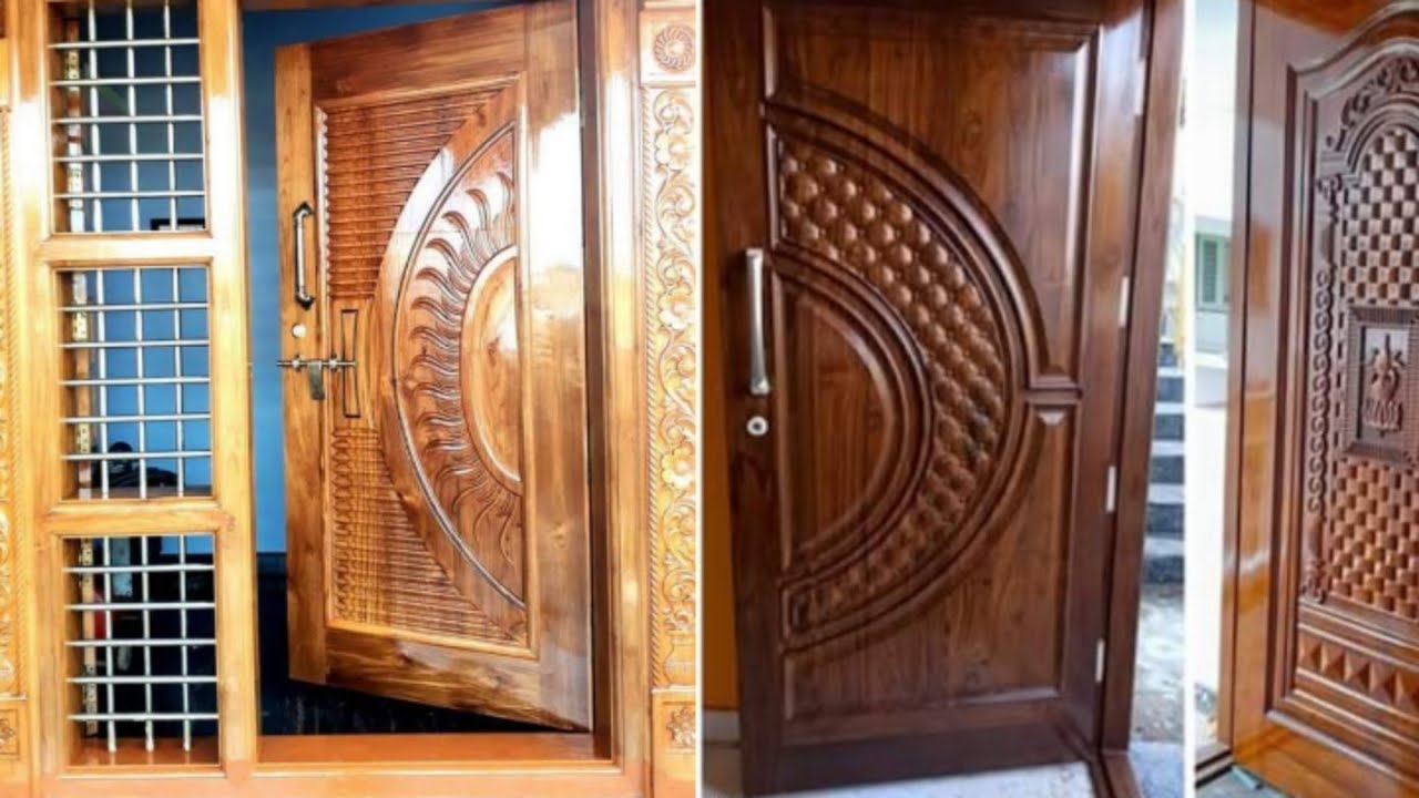 Amazing wooden Main Door designs || door pattern || wood work for New ...