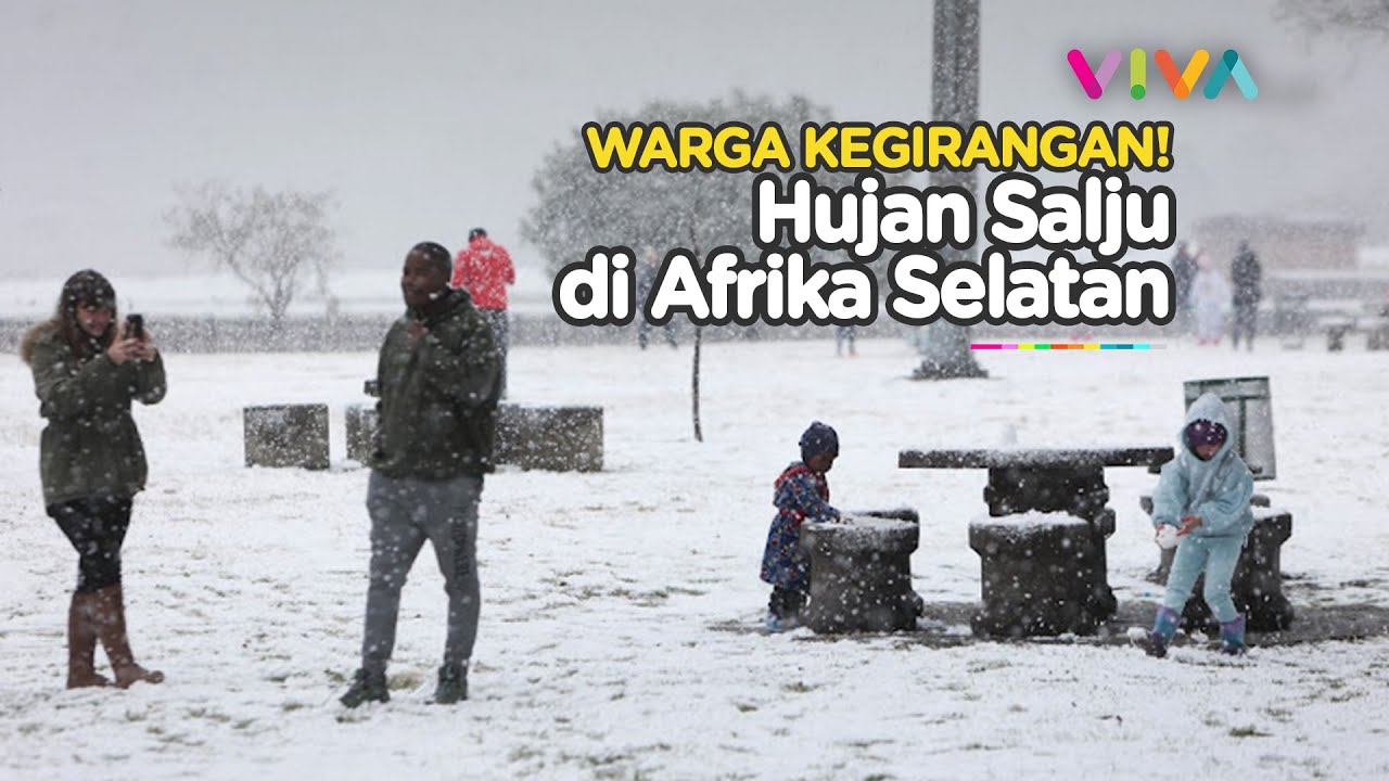 KEAJAIBAN! Hujan Salju di Afrika Selatan Pertama Kali dalam Satu Dekade ...