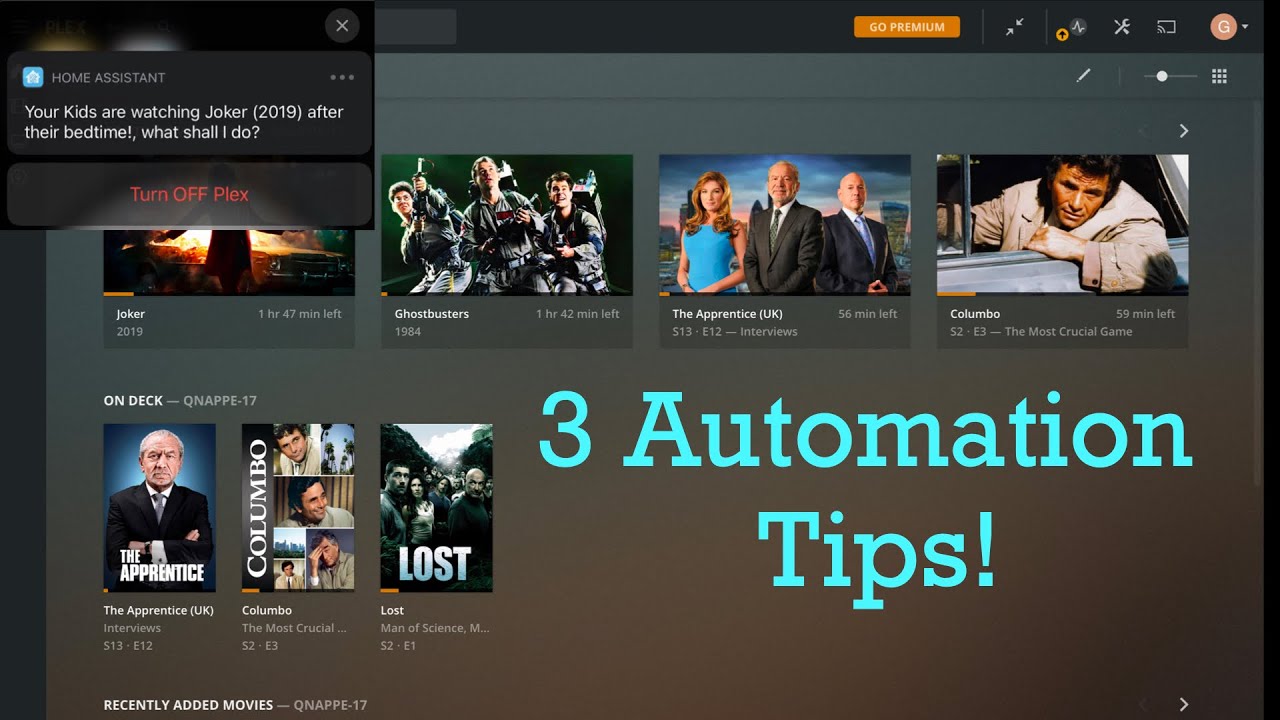 Automation Ideas with Plex and Home Assistant - YouTube