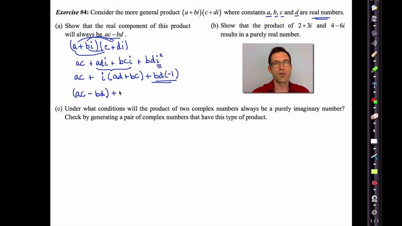 Common Core Algebra II.Unit 9.Lesson 2.Complex Numbers (original version) - YouTube
