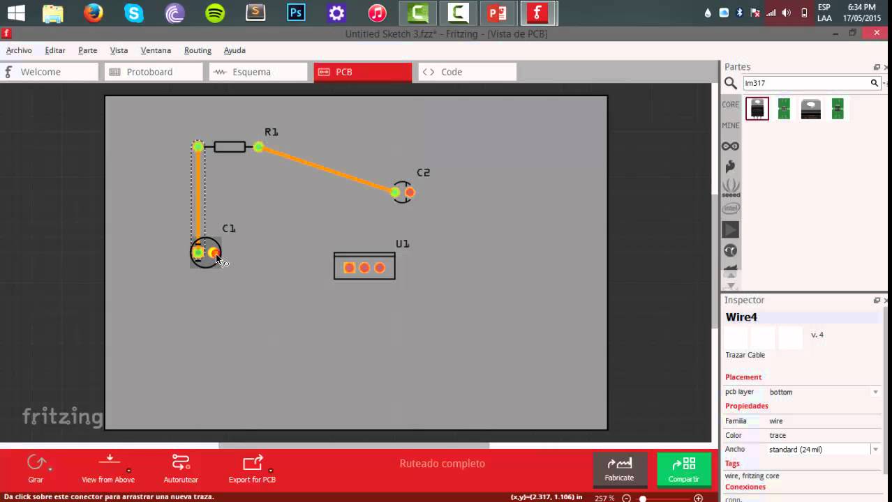 Tutorial Hacer una Placa en Fritzing - YouTube