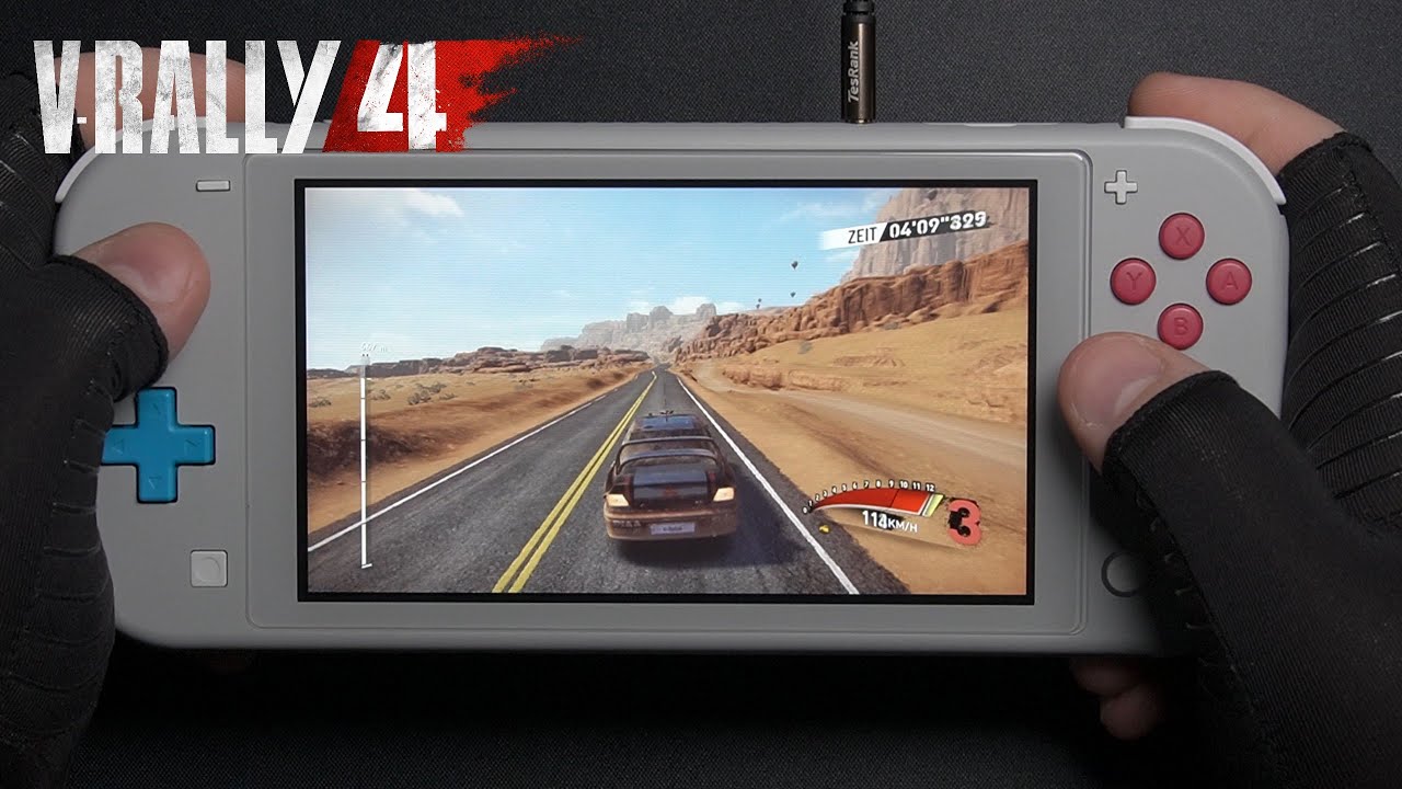 V Rally 4 Nintendo Switch lite gameplay - YouTube