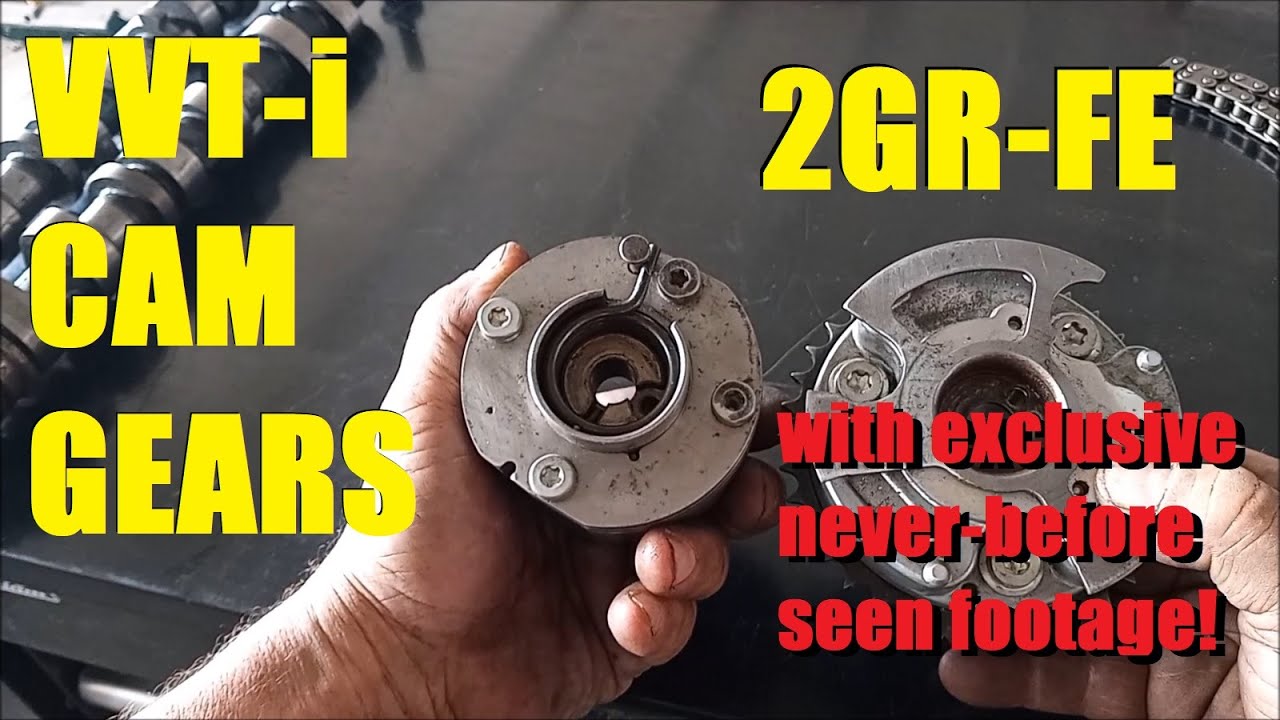 Inside 2GR-FE Engine Variable Valve Timing VVT Camshaft Gears - Intake ...