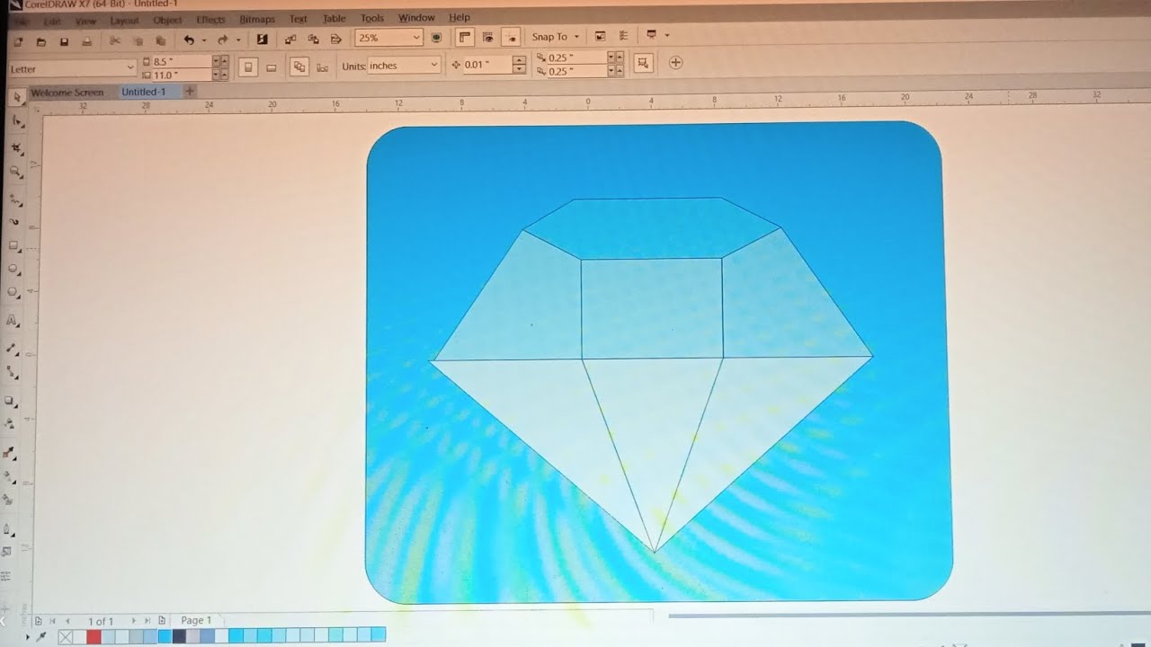 Diamond logo design in coreldraw.🖥️ - YouTube
