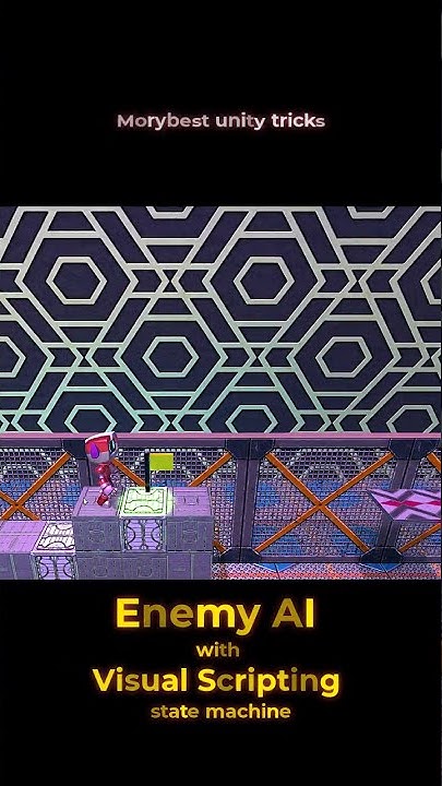 I made enemy with Unity Visual Scripting - YouTube