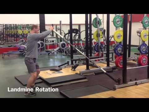 Landmine Rotation - YouTube