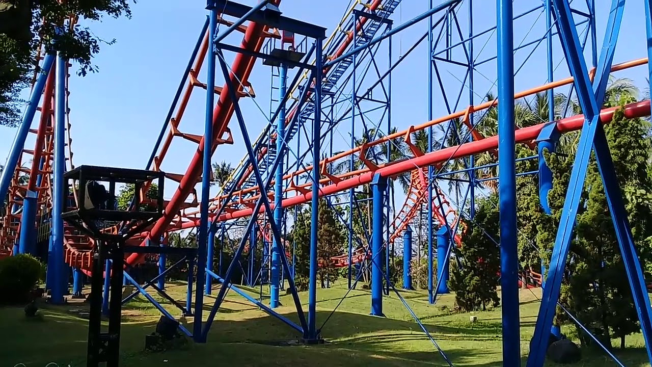 Wahana dufan Halilintar coaster keren!!!! - YouTube