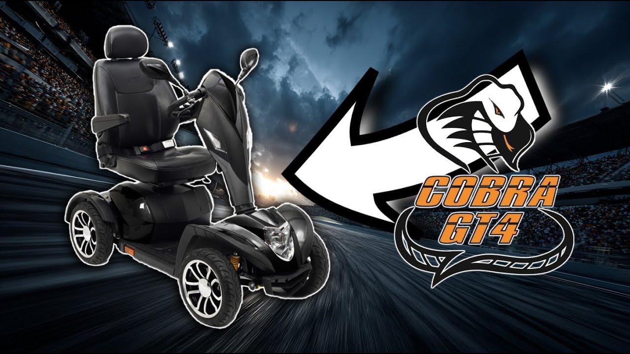 Cobra GT4 Heavy Duty Power Mobility Scooter – Speed, Comfort & Style ...