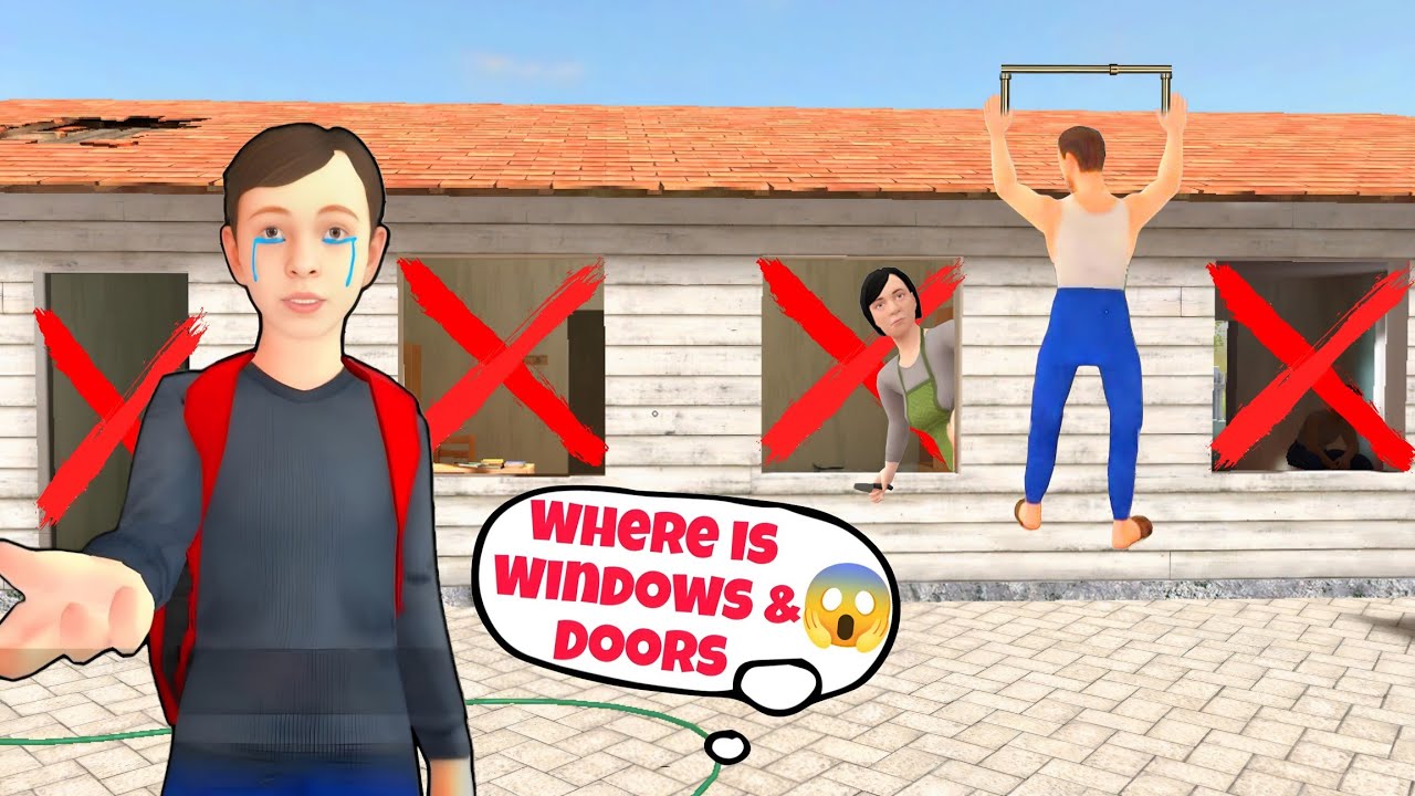 Andrew House All Windows and Doors are Missing | Galya Shocked in ...