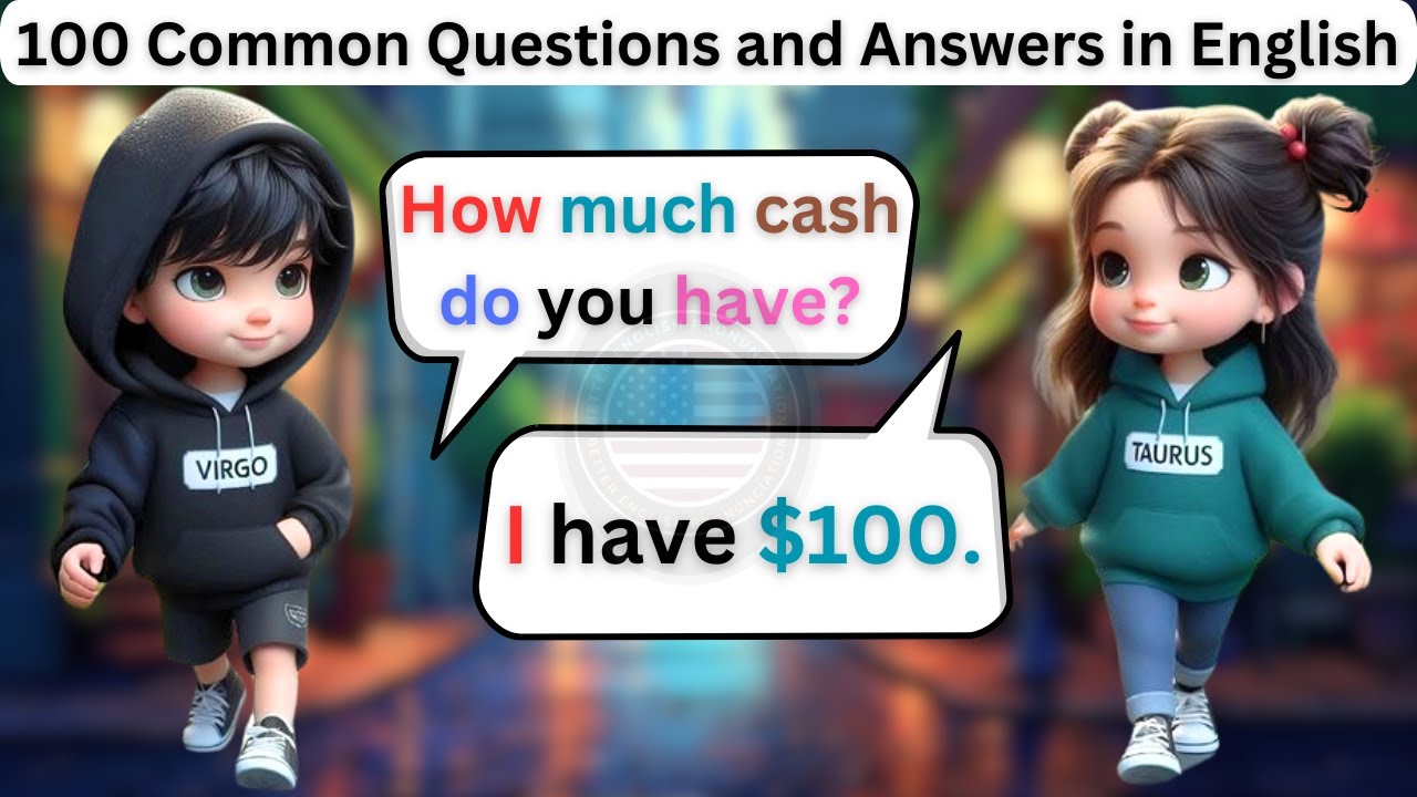 English Conversation Practice: Everyday English | 100 Common Questions ...