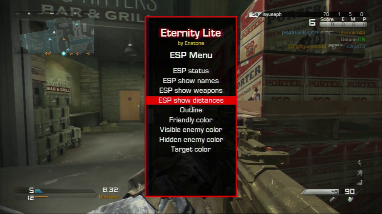 Présentation du mod menu Eternity Ghost Non Host - YouTube