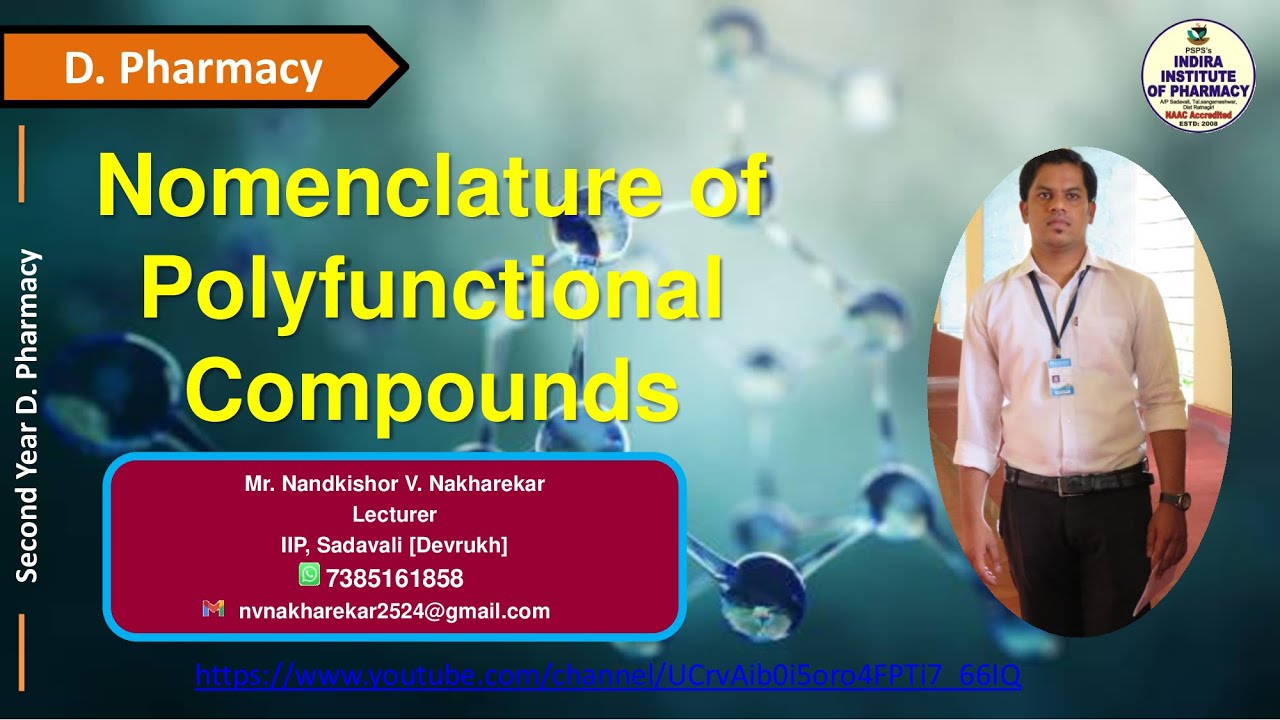 Nomenclature of Polyfunctional Compounds - YouTube