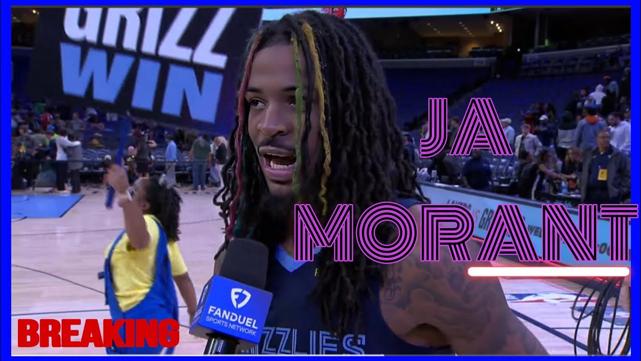 Ja Morant Walk Off Interview | Grizzlies vs. Bucks ! - YouTube