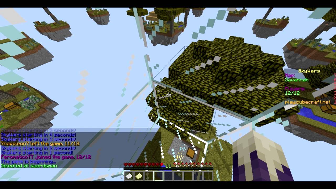 Minecraft Skywars Challenges?! [ft. De squad] - YouTube