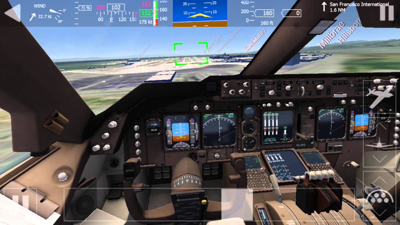 B747 400 Lufthansa Aerofly GPWS - YouTube