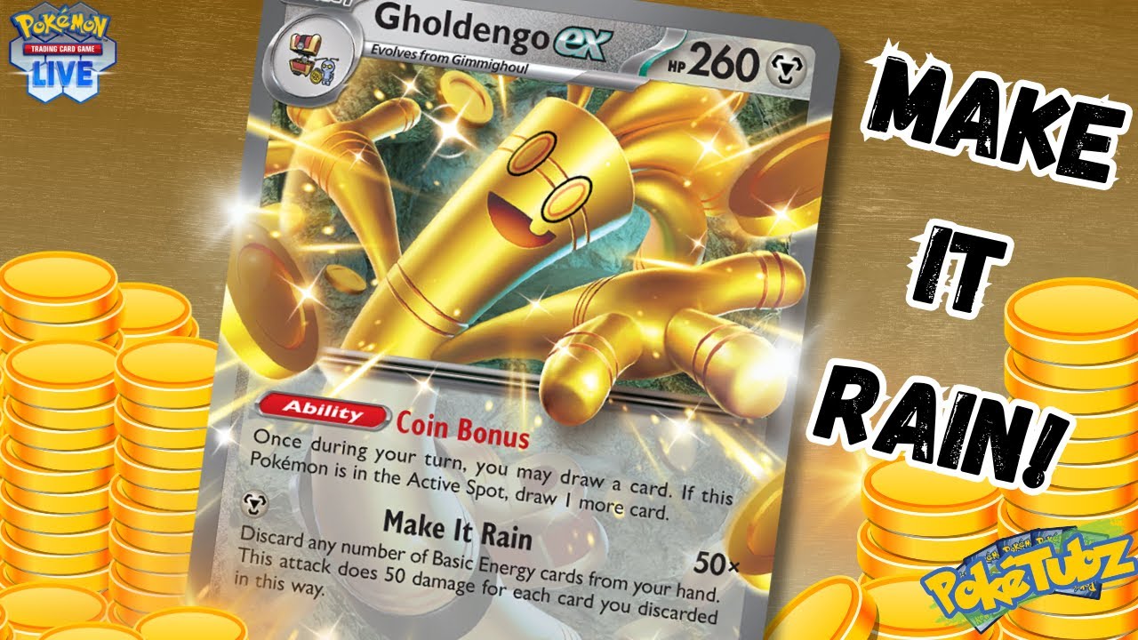 Gholdengo ex will ONE SHOT ANYTHING in TCG LIVE! Gholdengo ex Deck ...