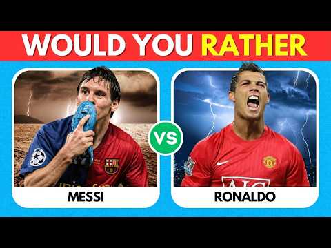 Would You Rather: Messi vs Ronaldo Edition 🐐🏆⚽