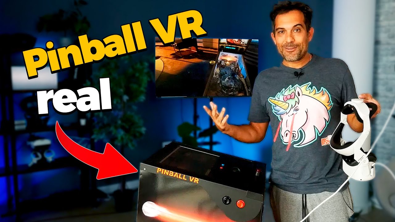 Probamos un Pinball VR Arcade en Físico Real - YouTube