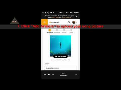 Best APP2🧠How to Upload👌 Music on Audiomack App😎 Using Phone❤