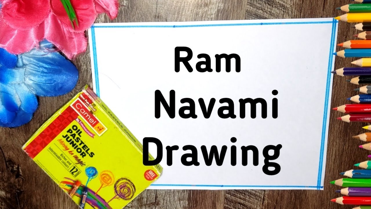 Ram navami drawing/ How to draw Navami drawing easy// Lord Shree Ram ...