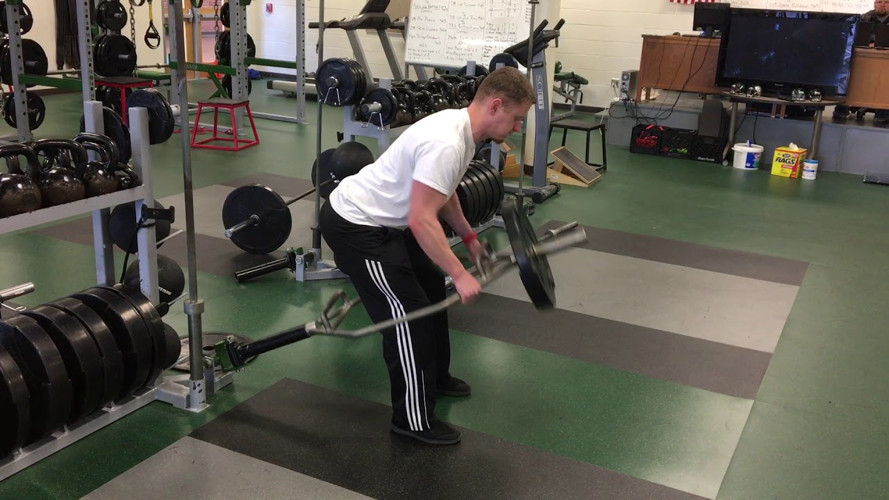 Trap Bar Low Row - YouTube