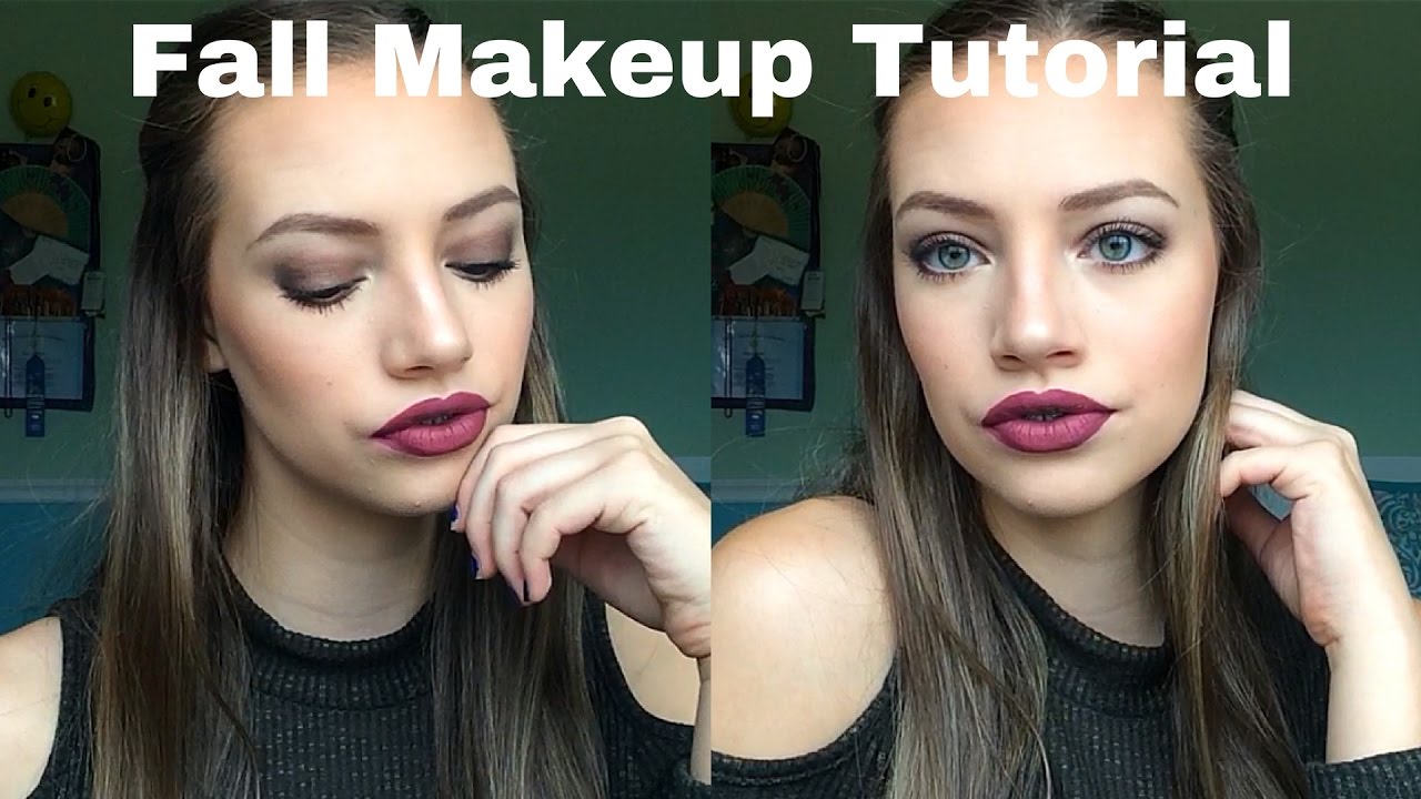 FALL MAKEUP TUTORIAL - YouTube
