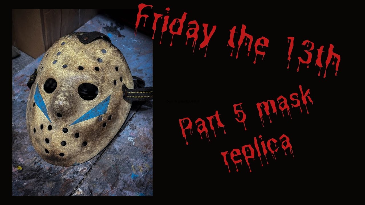 Friday the 13th - Part 5 mask replica (4K) - YouTube