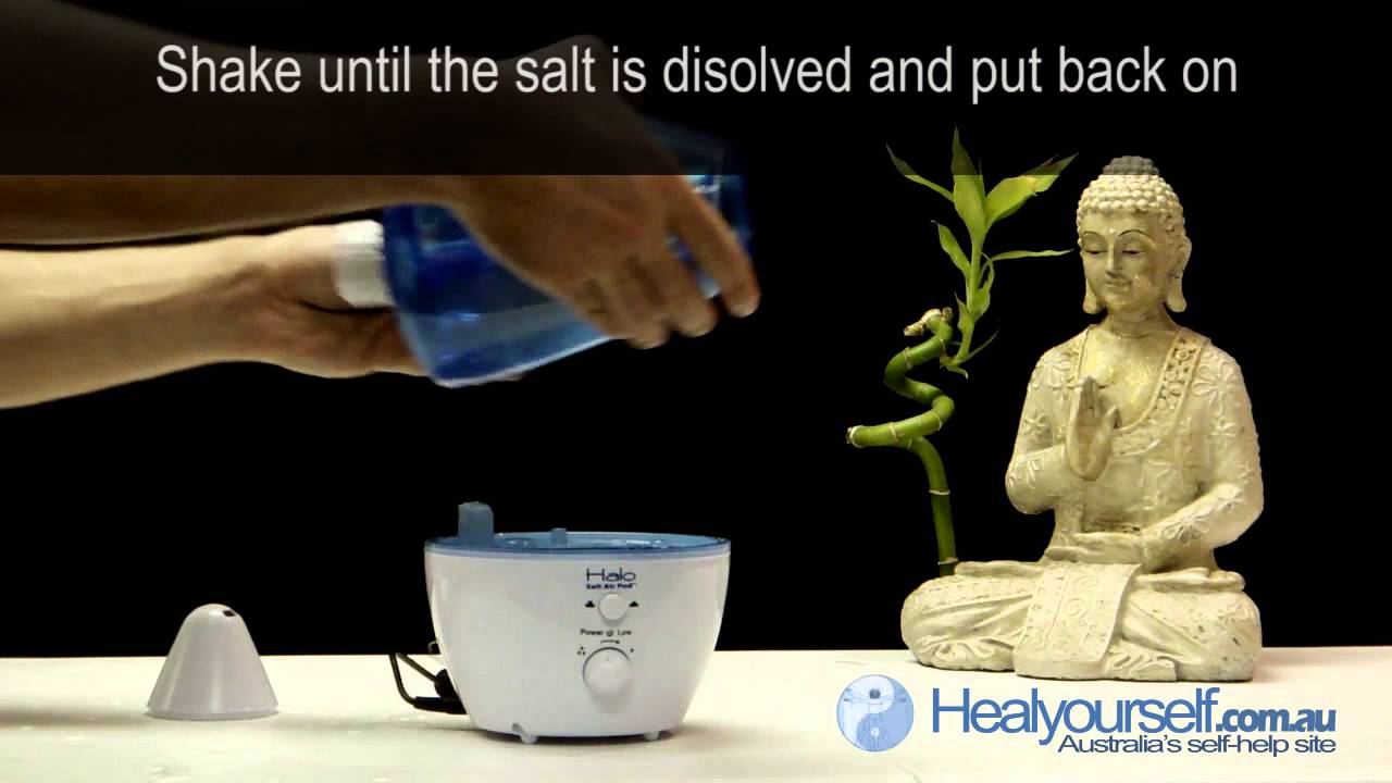 Halo Salt Air Diffuser - YouTube
