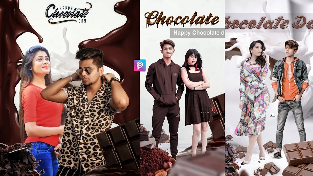 PicsArt Chocolate Day Photo Editing Tutorial in Picsart Step by Step in ...