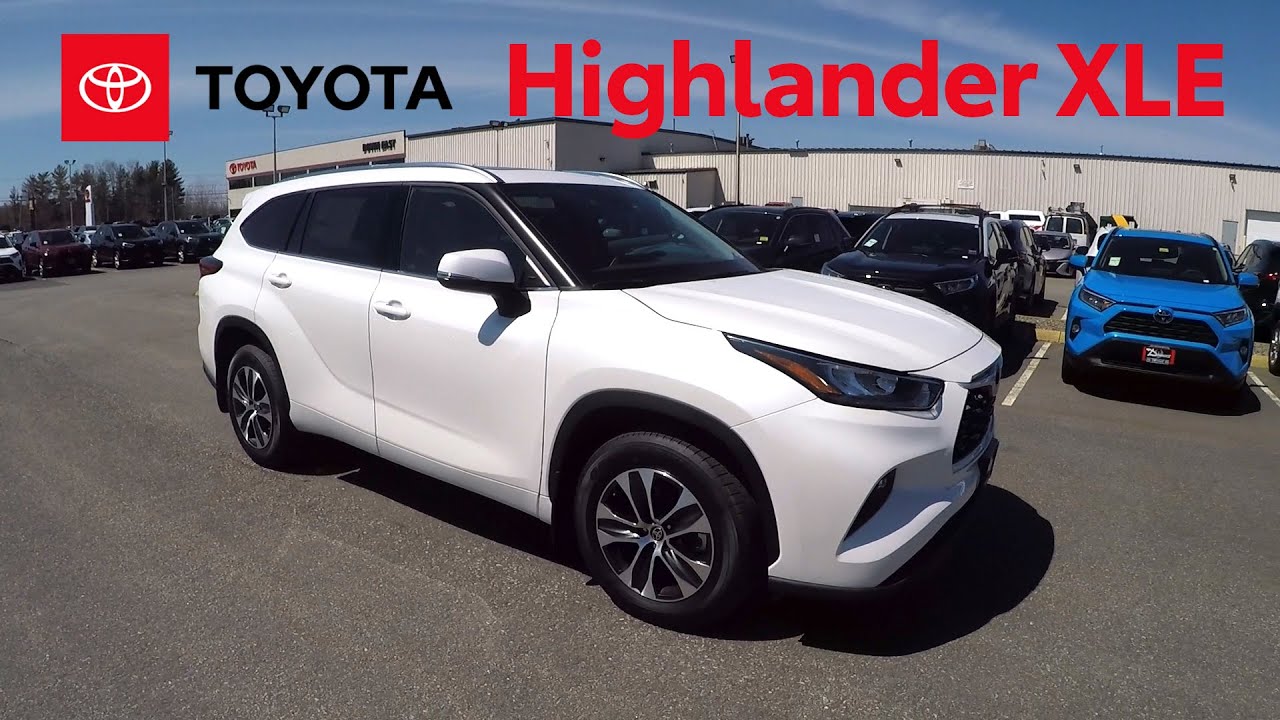2020 Toyota Highlander XLE AWD | Quick Look/Walkaround - YouTube
