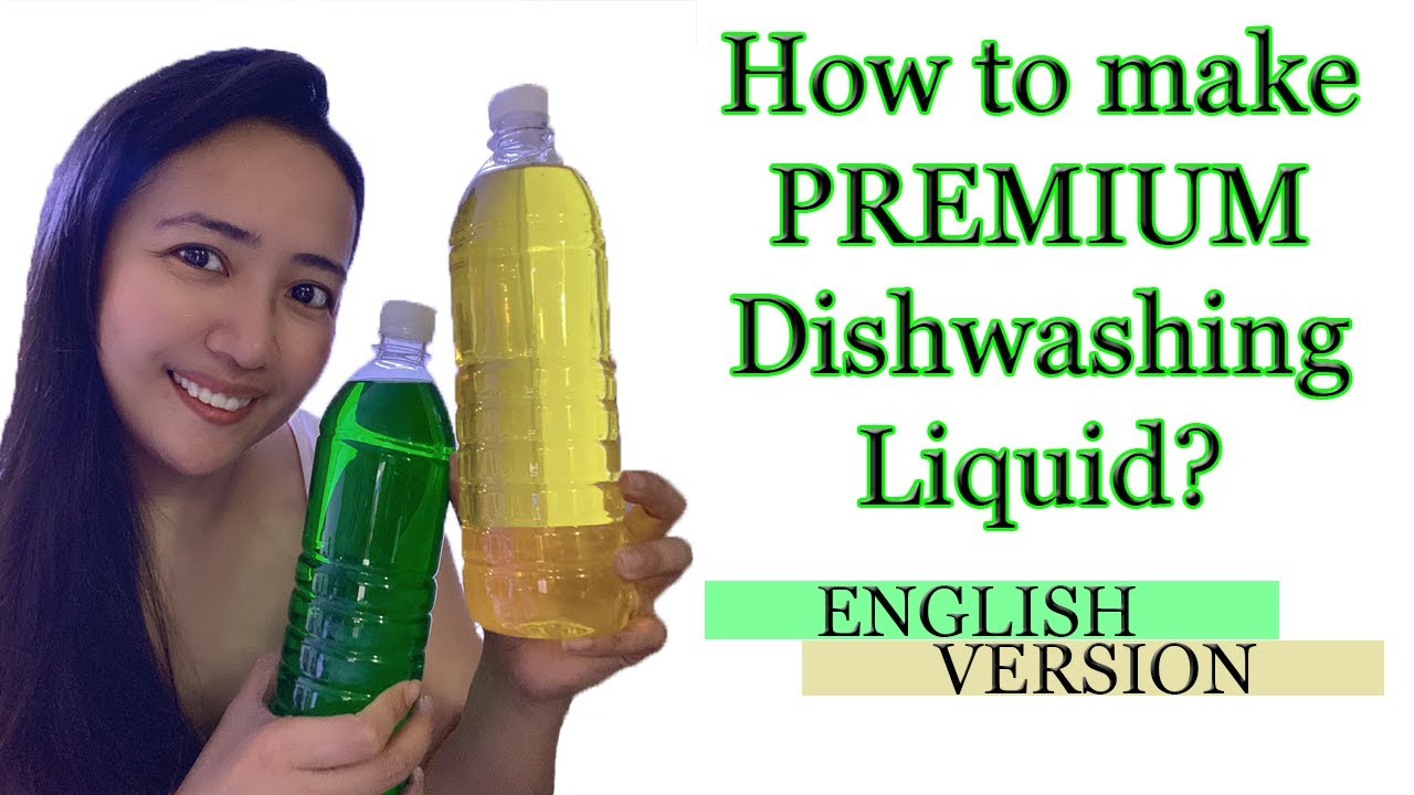 DIY Dishwashing Liquid Tutorial ENGLISH version - YouTube