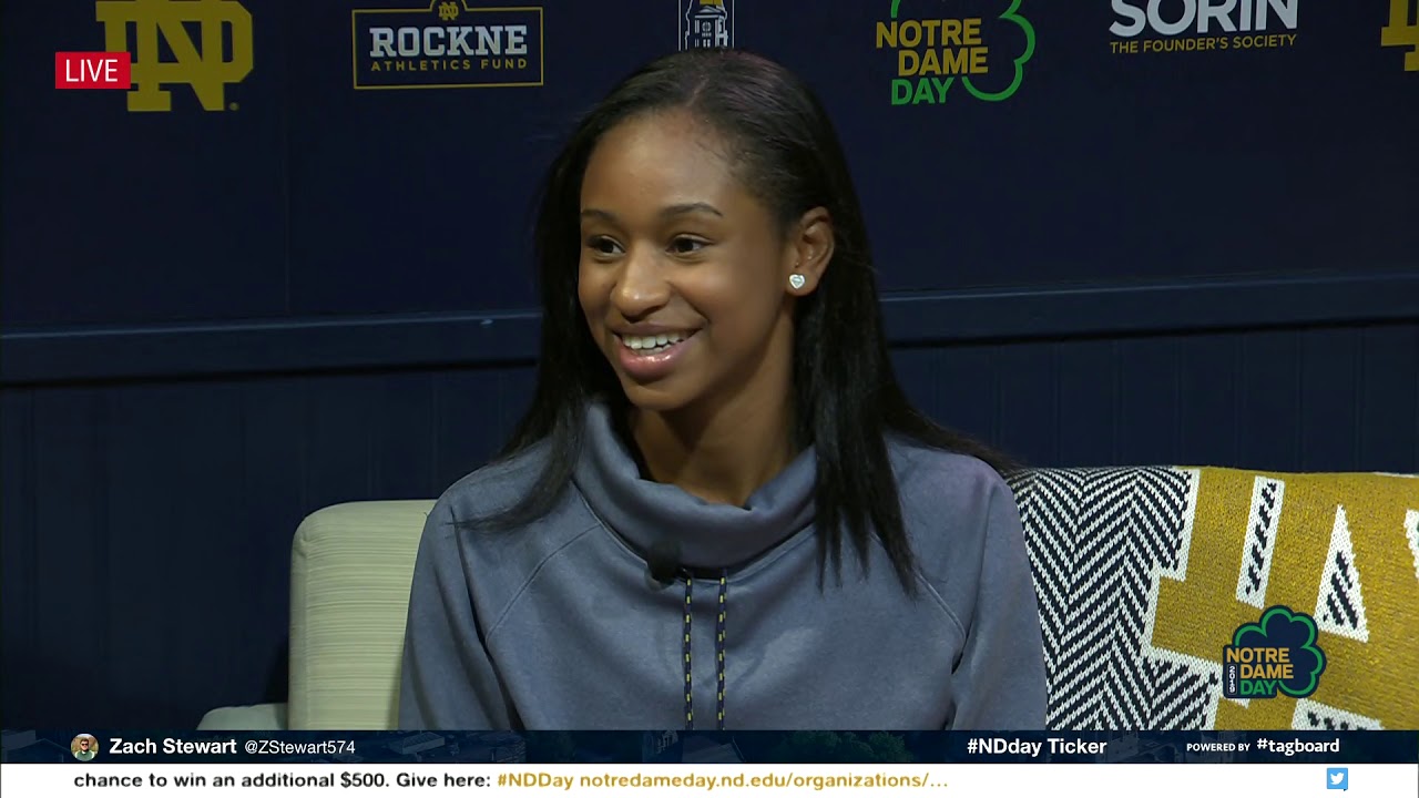 Zoe Spence '20 - Notre Dame Day 2019 - YouTube