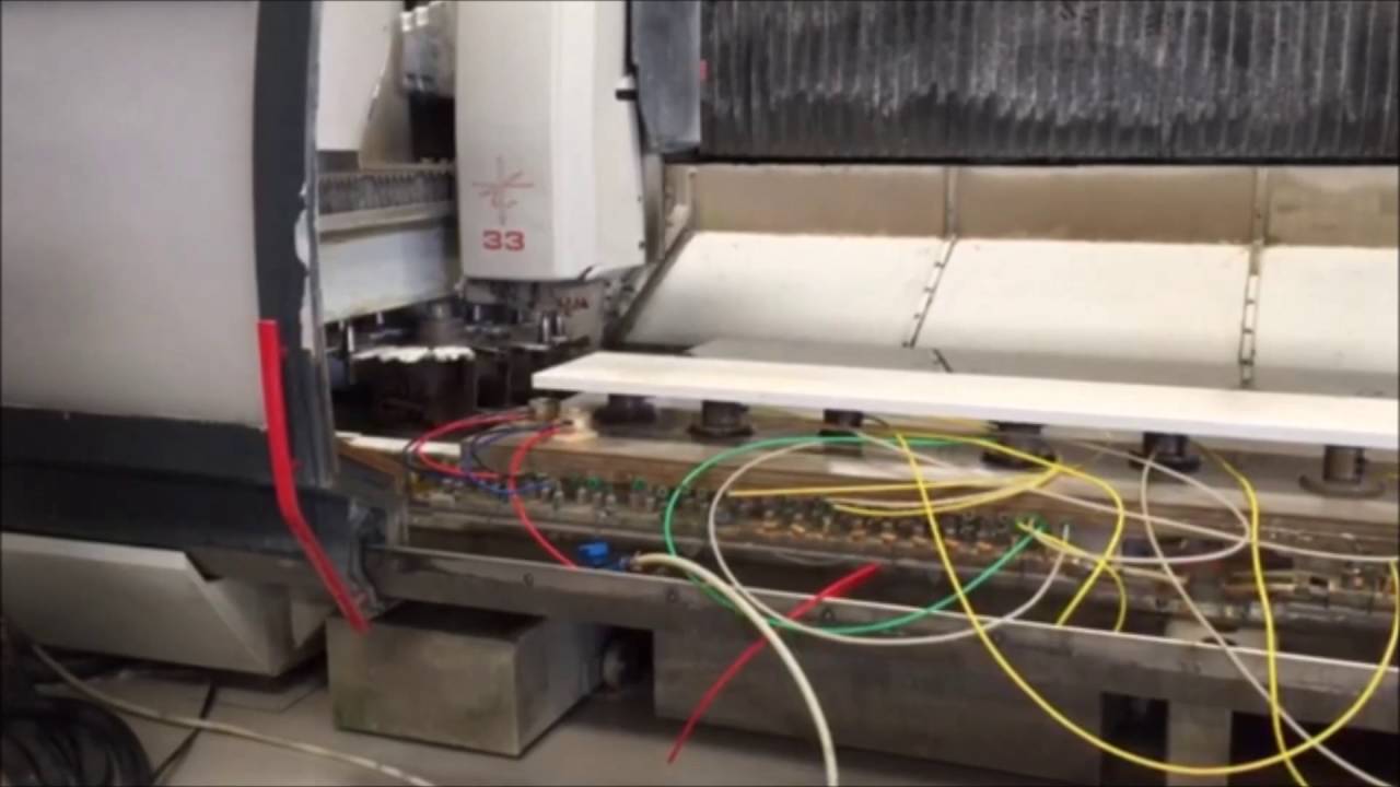 2007 Intermac Master 33 Stone CNC For UNRESERVED Auction - YouTube