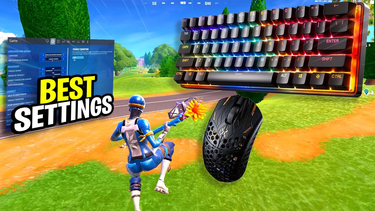Fortnite Solo Win Gameplay + BEST Fortnite Keyboard Settings (Fortnite ...