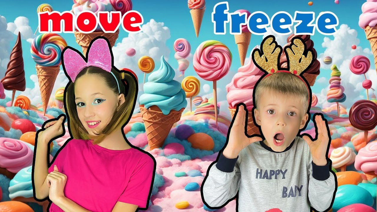 Move & Freeze party: Dance Party for kids | Winter Freeze Dance ...