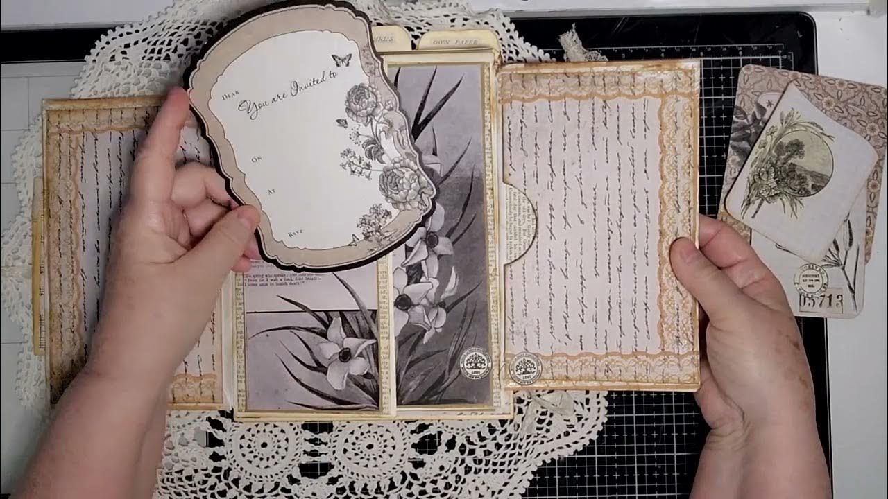 Stacked Envelope File Folder Journal Flip Through - SOLD - YouTube